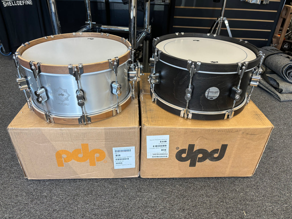PDP Concept Select snare drums (Aluminum,Wood) | Drumming Deals